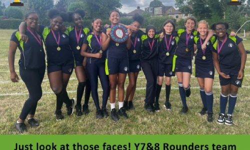 Enfield County School for Girls - Winners of the Rounders Borough League!