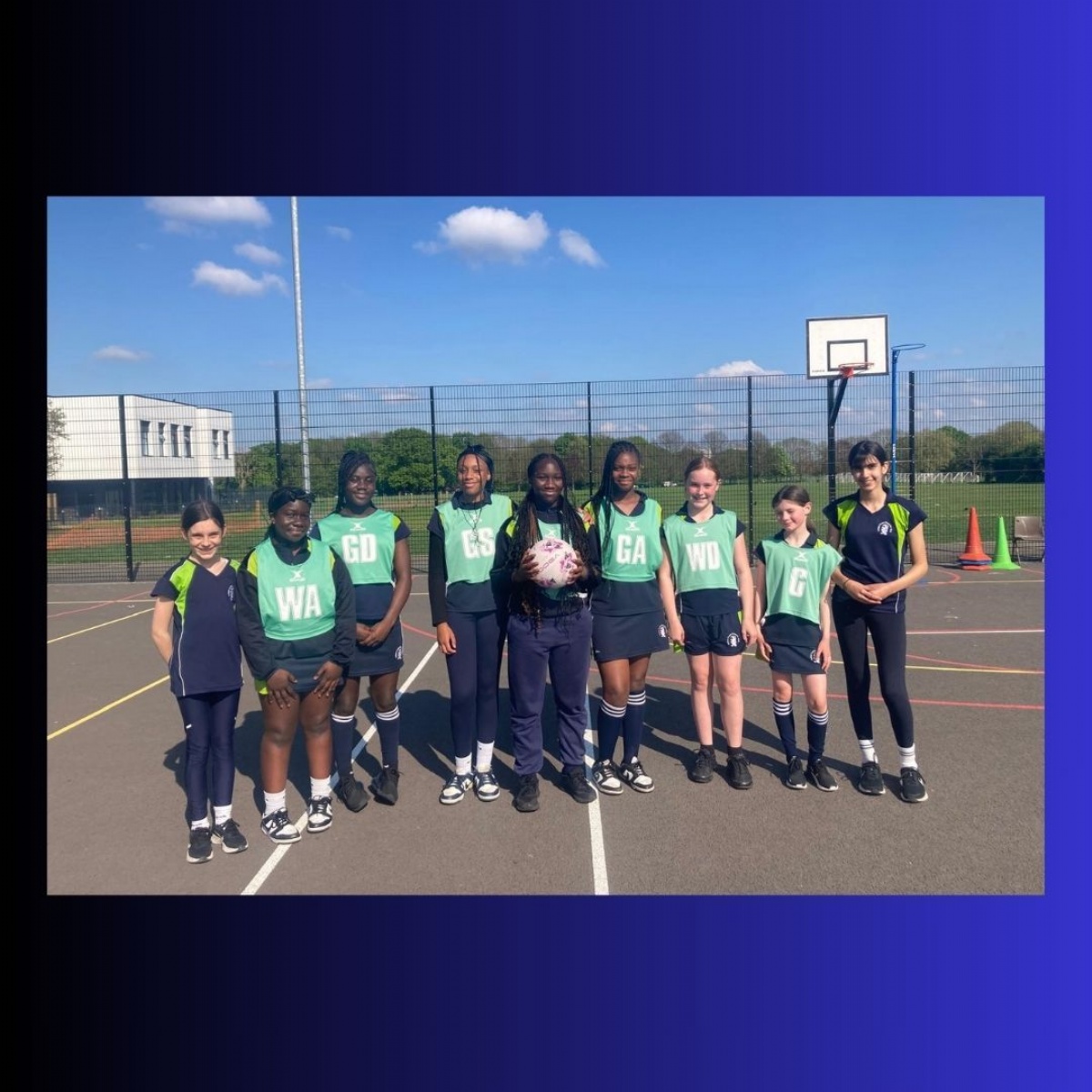 Enfield County School for Girls - Y7 Netball Tournament Winners