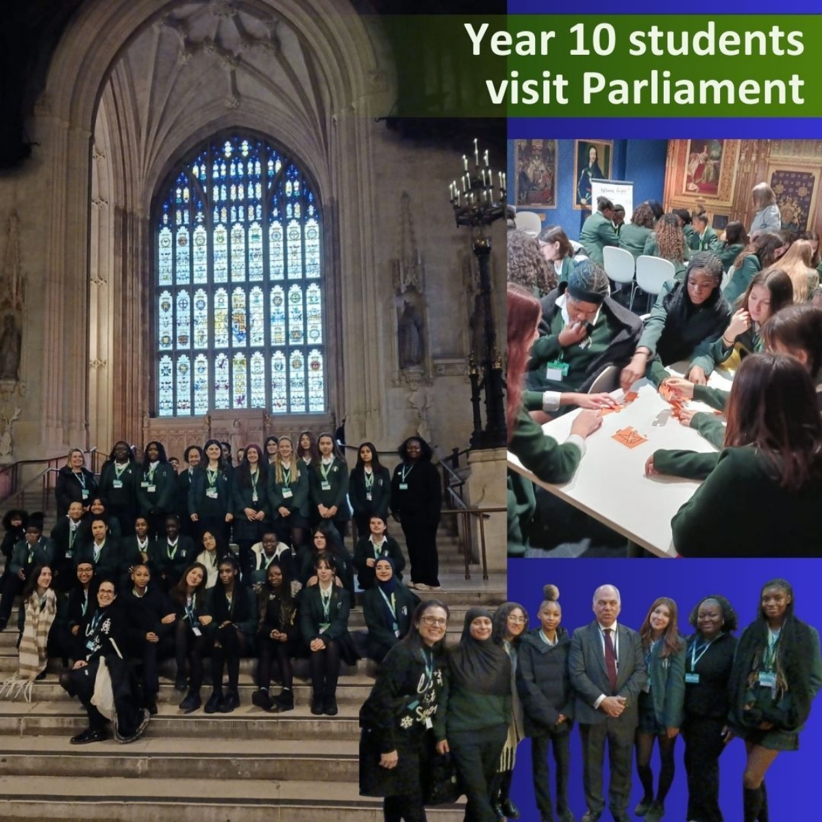 Enfield County School for Girls - Visit to Parliament