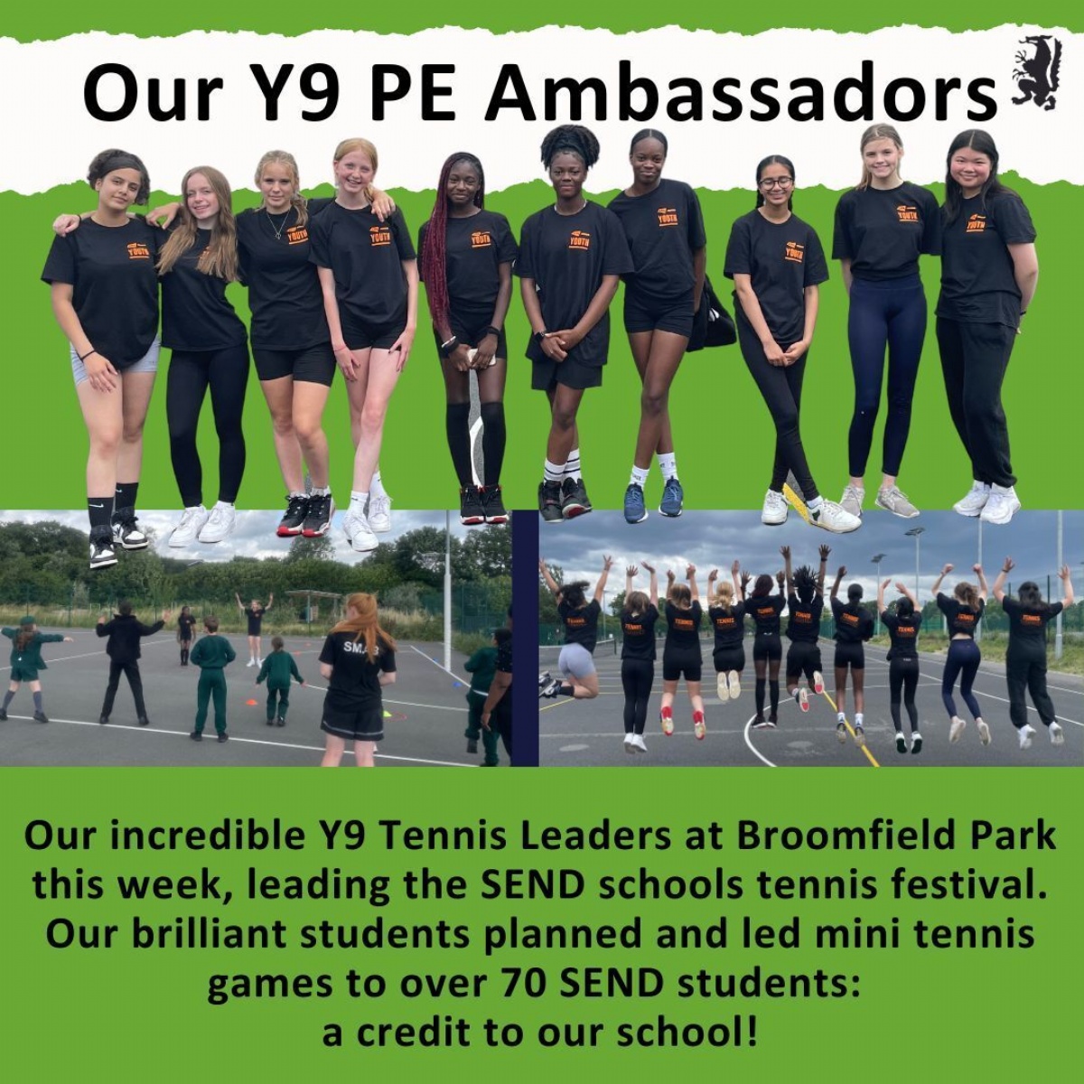 Enfield County School for Girls - Y9 PE Ambassadors